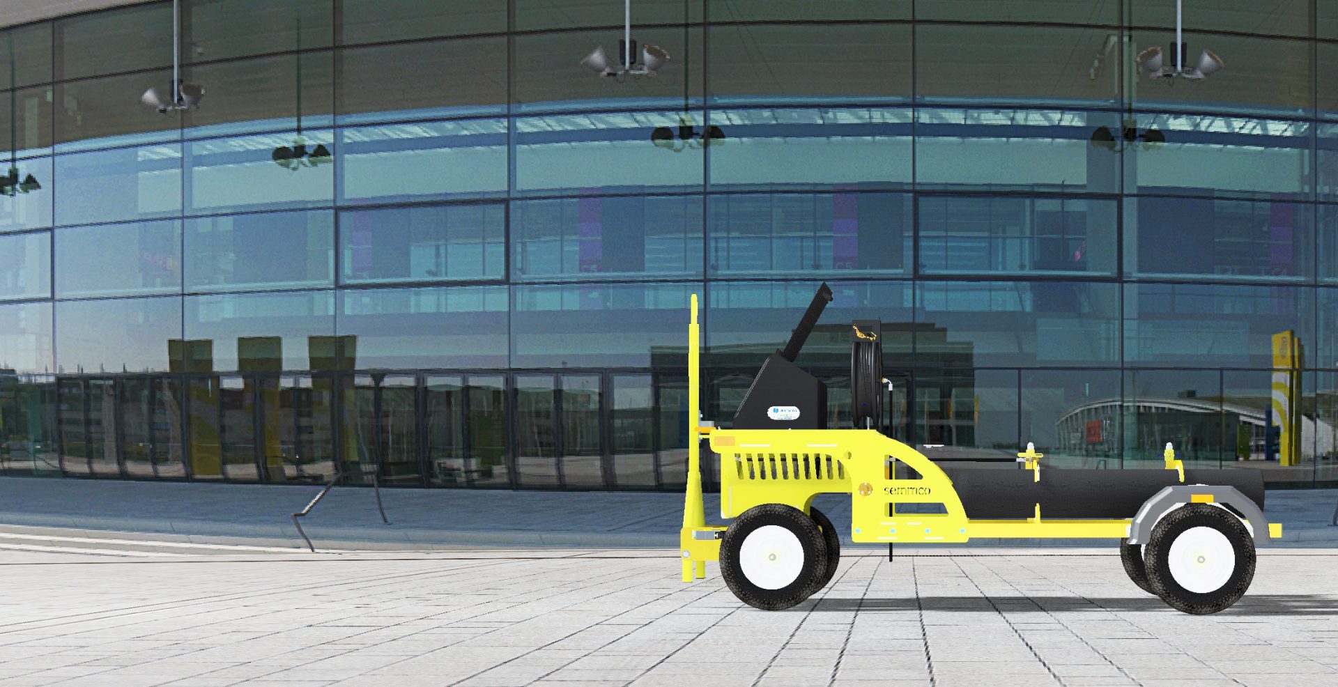 Oxygen Trolley - 2 Cylinder Fixed - Semmco