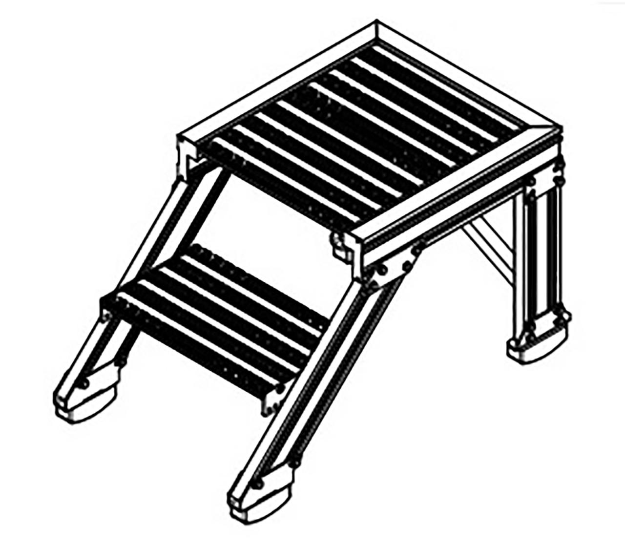 HOP UP Working Platform/Step H0.5m - For sale or rent at Semmco