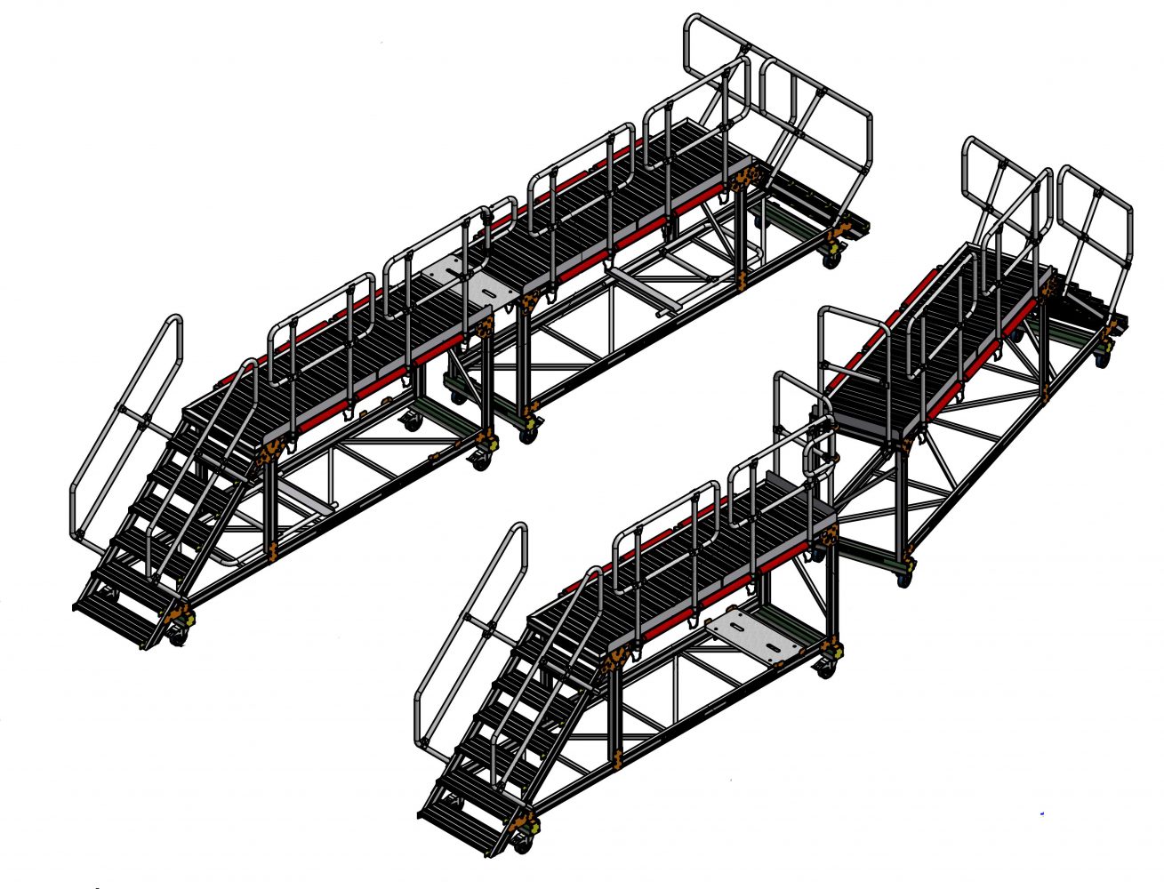 Side Door Access Platform - Universal H1.45m - Semmco